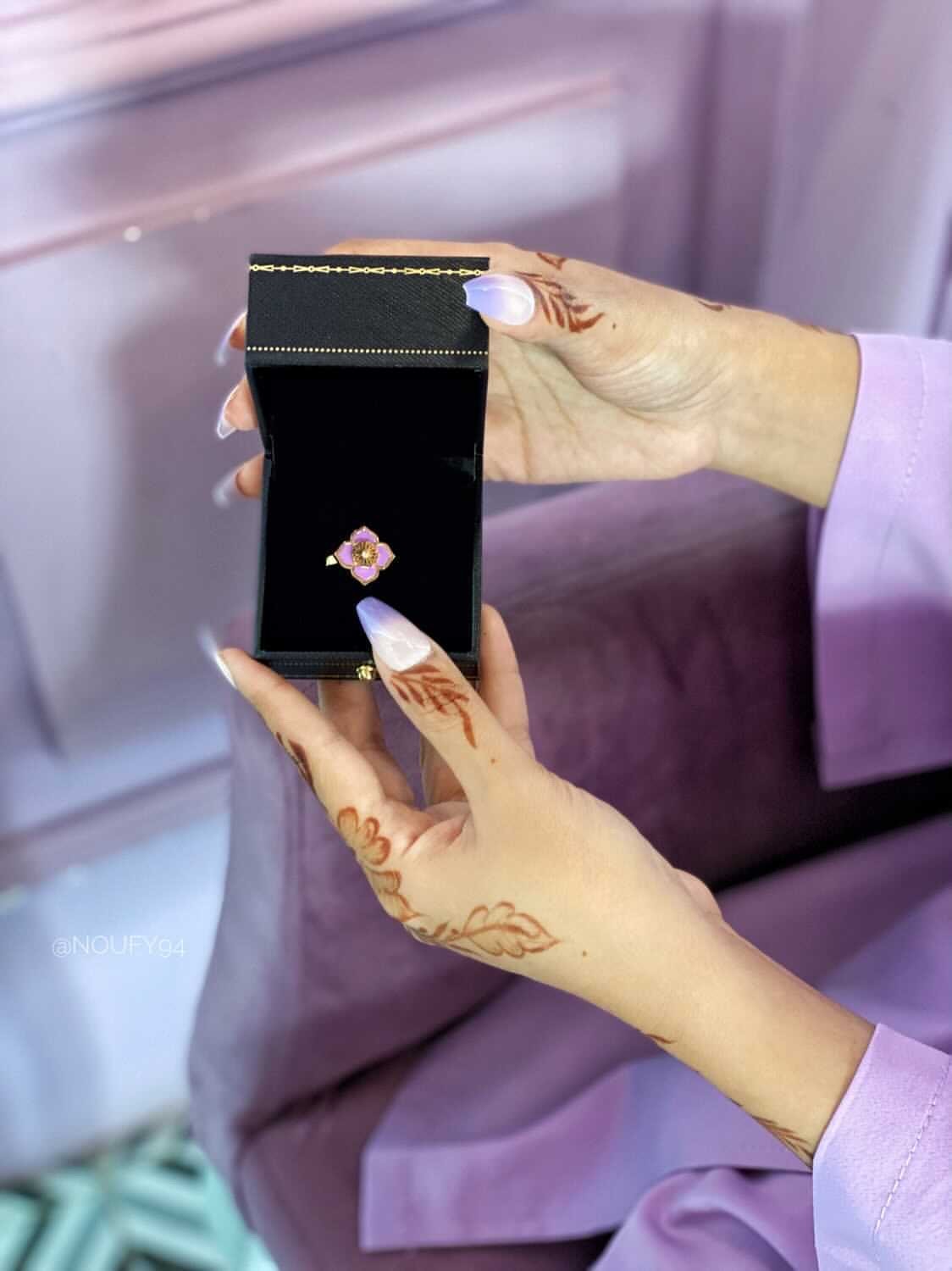 Rolina purple ring | Tektaak jewellery