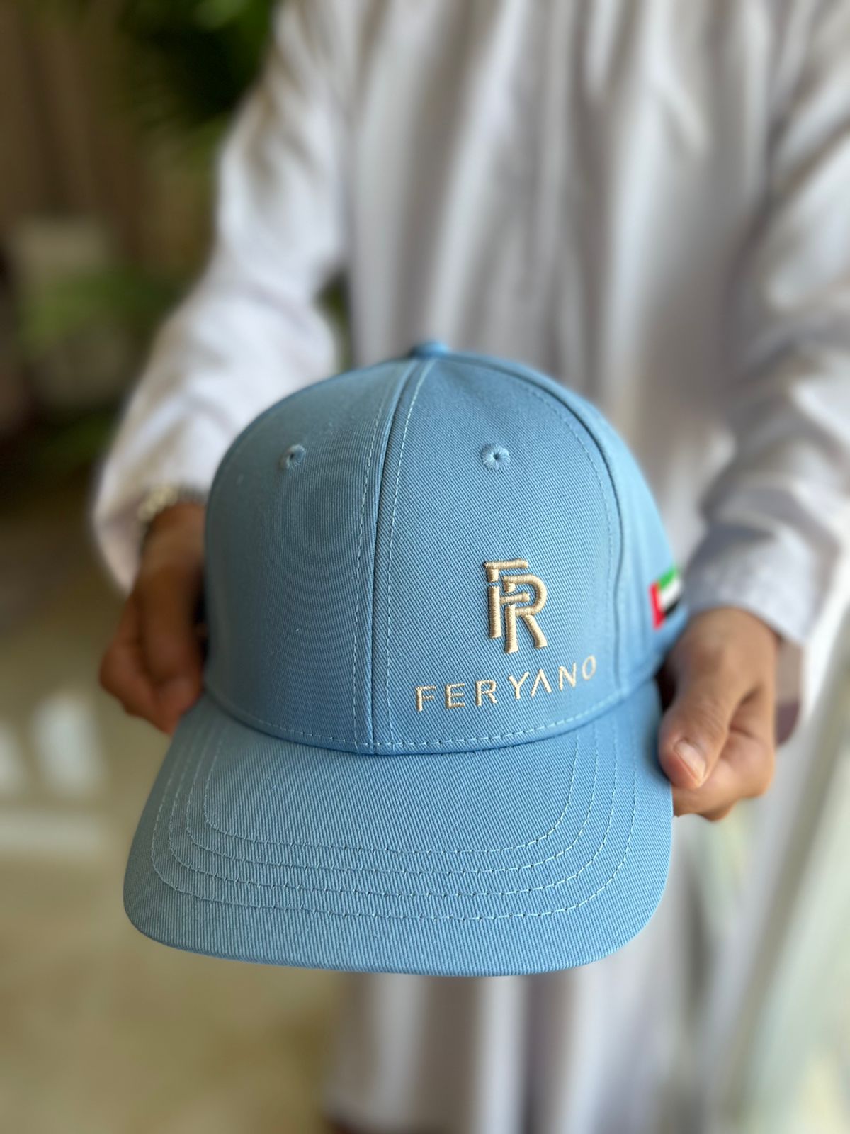 FR Flag Cap - Light Blue Color | Tektaak jewellery