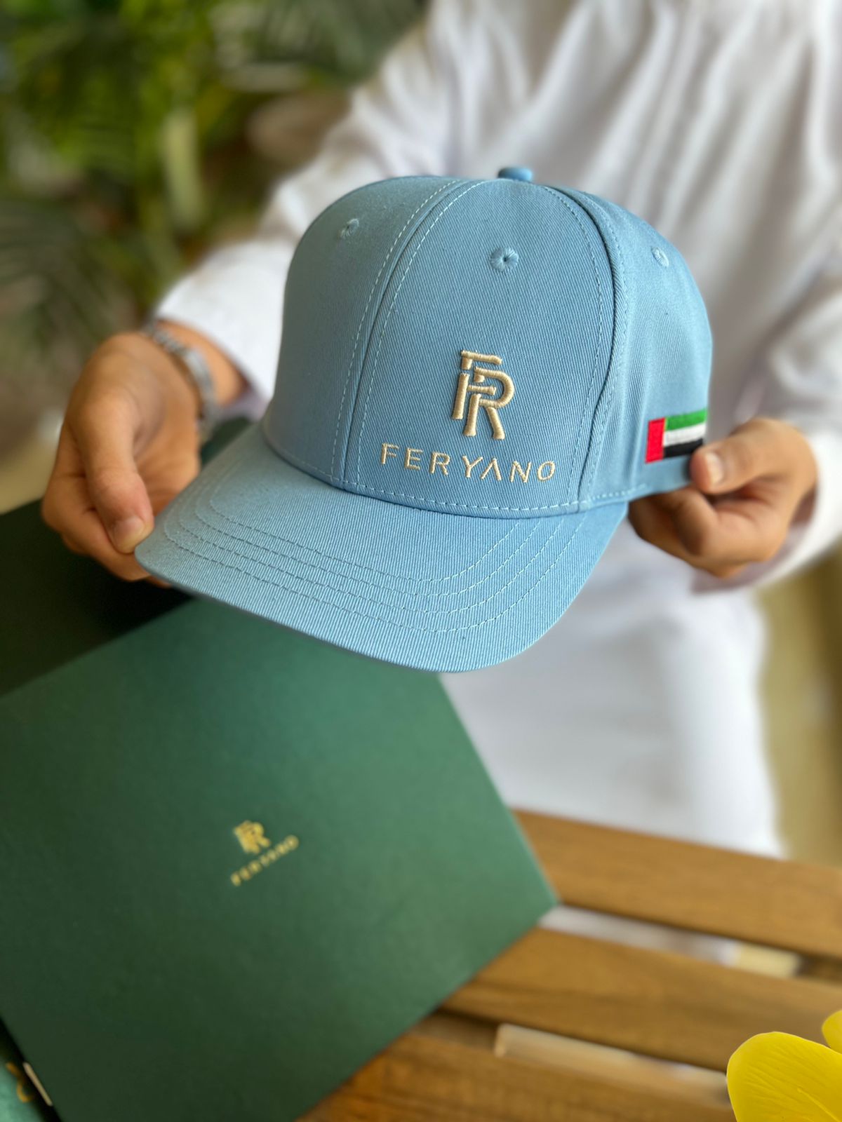 FR Flag Cap - Light Blue Color | Tektaak jewellery